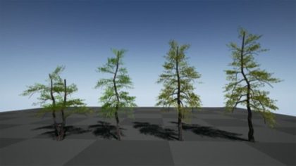 18 free trees for the Unreal Engine • Blender 3D Architect