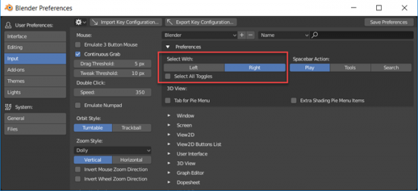Blender 2.80 with left or right-click? • Blender 3D Architect