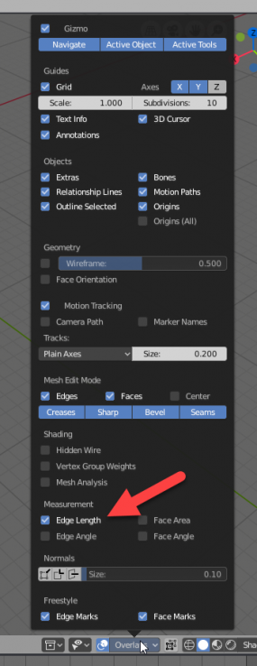 Architectural modeling: How to display lengths in Blender 2.8 ...