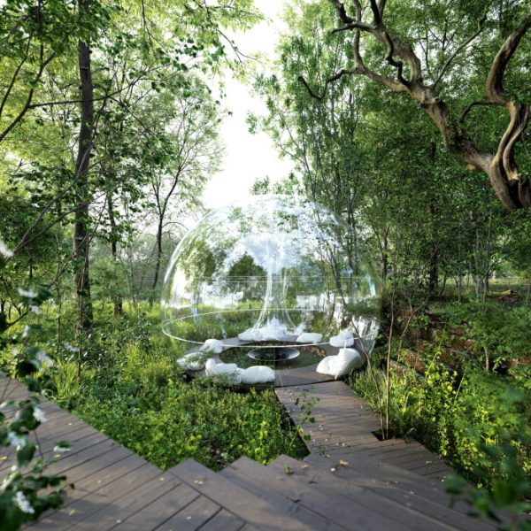 Garden with Blender and Octane Render • Blender 3D Architect