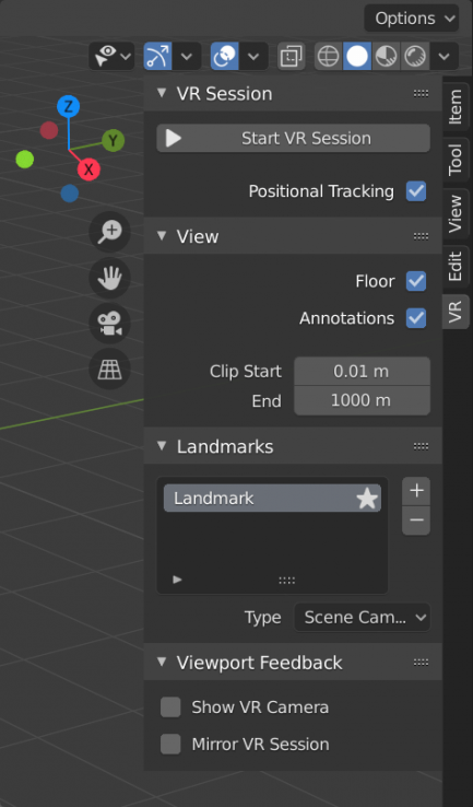 Virtual reality production with Blender 2.8: Scene inspection • Blender ...