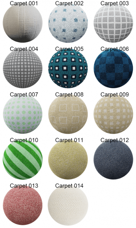 14 PBR Textures for architecture (Carpet) • Blender 3D Architect