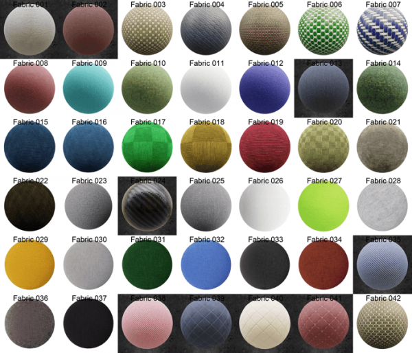 42 Pbr Textures For Architecture Fabrics • Blender 3d Architect
