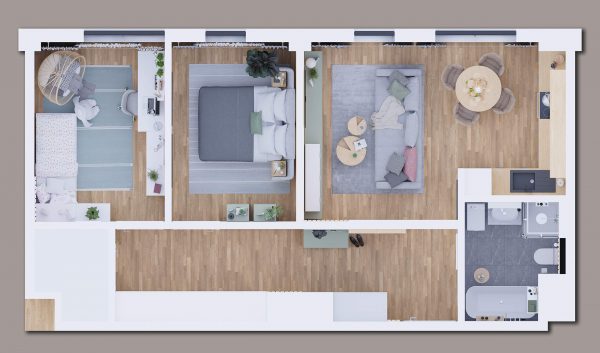 Flat interior with Blender Cycles (Profile) • Blender 3D Architect