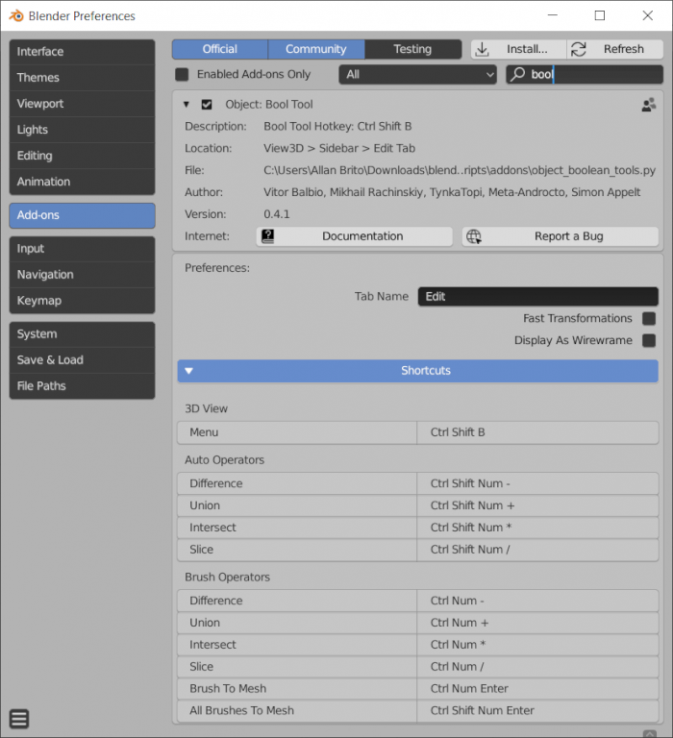 Blender Add-ons: Bool Tool for architecture • Blender 3D Architect