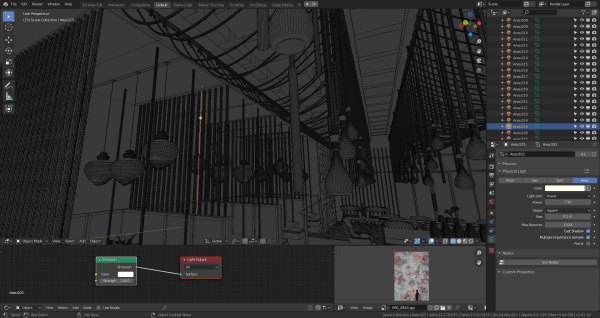 Spiced Basil: Restaurant interior with Cycles (Profile) • Blender 3D ...