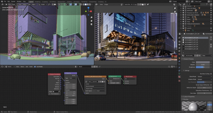 Bentley Street Building with Blender Cycles (Profile) • Blender 3D ...