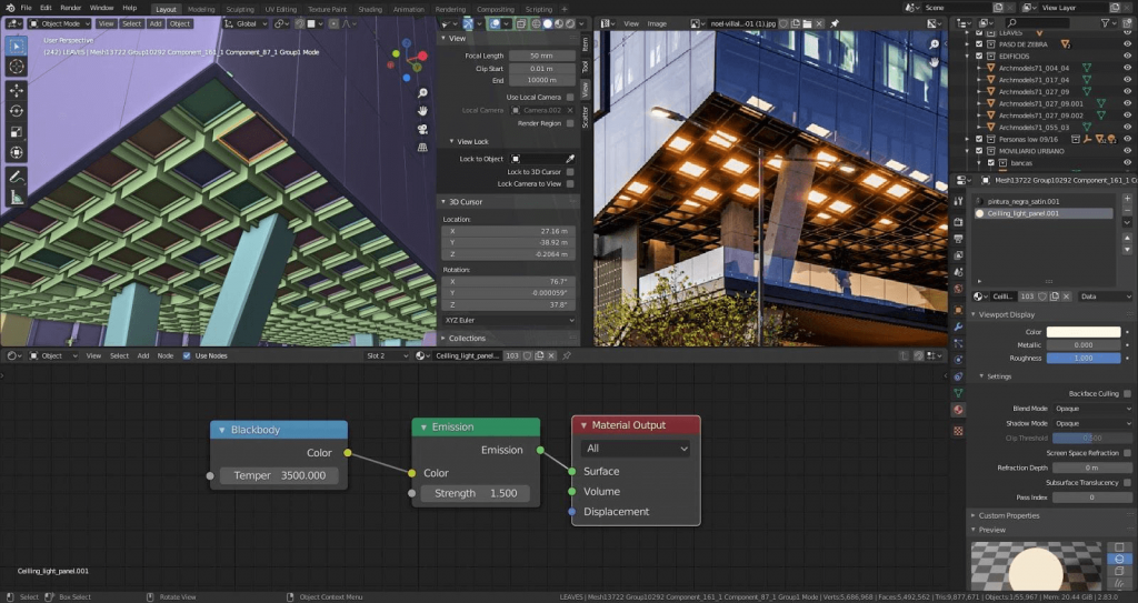 Bentley Street Building with Blender Cycles (Profile) • Blender 3D ...