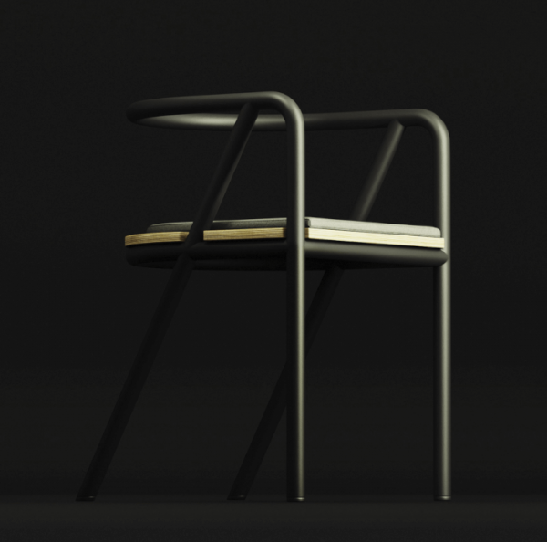 Free furniture: Frame chair for Blender in FBX • Blender 3D Architect