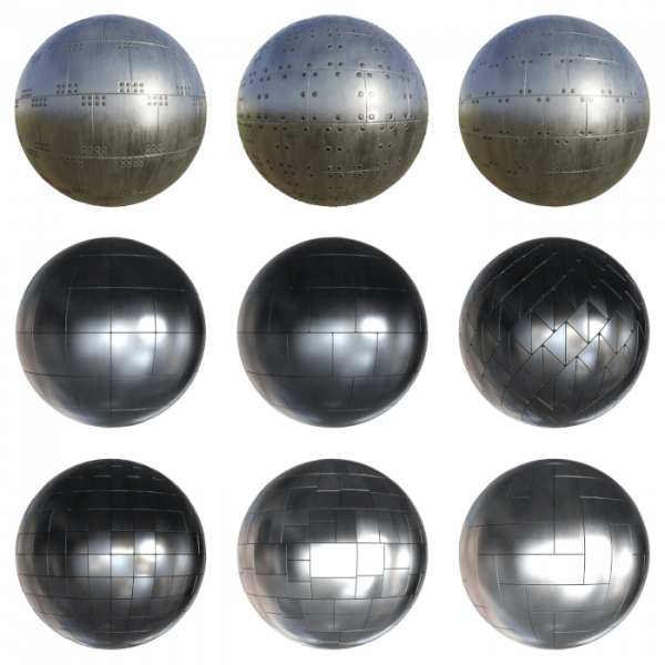 9 Free Metal Plates Pbr Textures For Architecture • Blender 3d Architect