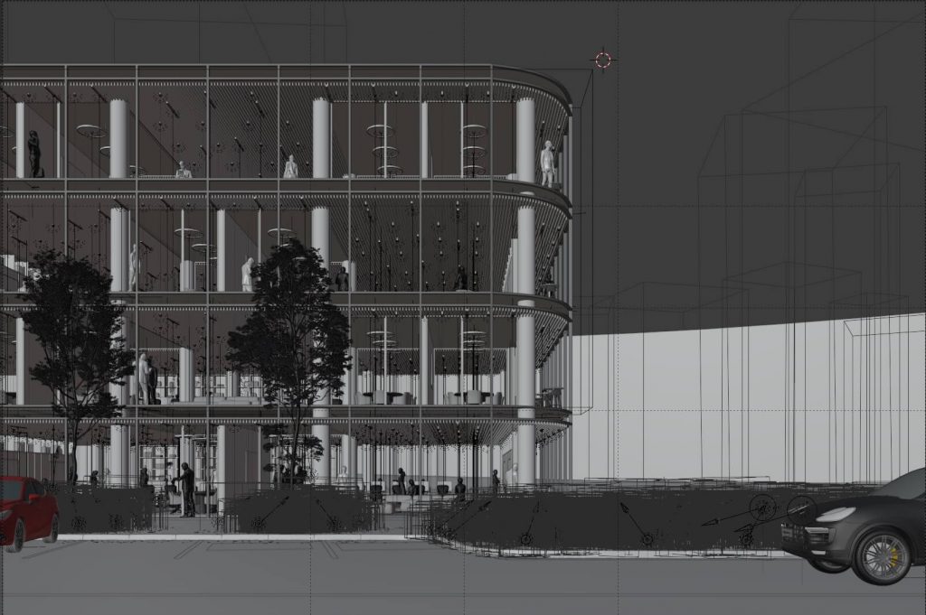 Office exterior with Blender Cycles (Profile) • Blender 3D Architect