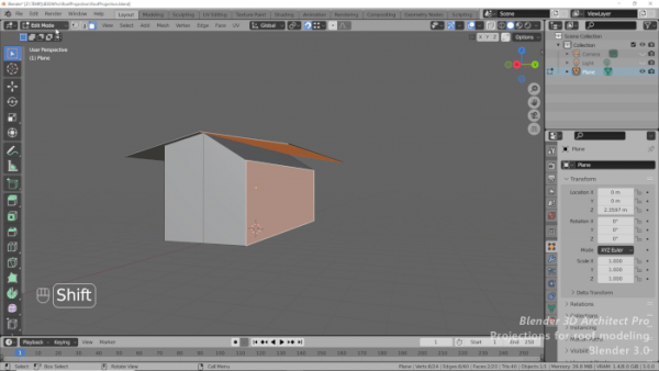 Roof modeling and Asset Browser updates: Blender 3D Architect Pro ...