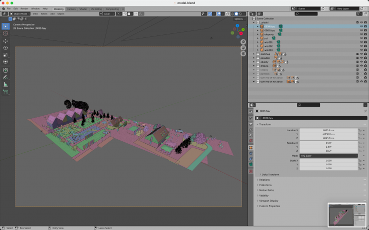 Square redesign with Blender and SketchUp (Profile) • Blender 3D Architect